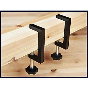 4 Pcs Patio Furniture Clips, Sectional Connector, Adjustable Outdoor Funiture Clamps, Patio Wicker Furniture Fasteners Clips, Black