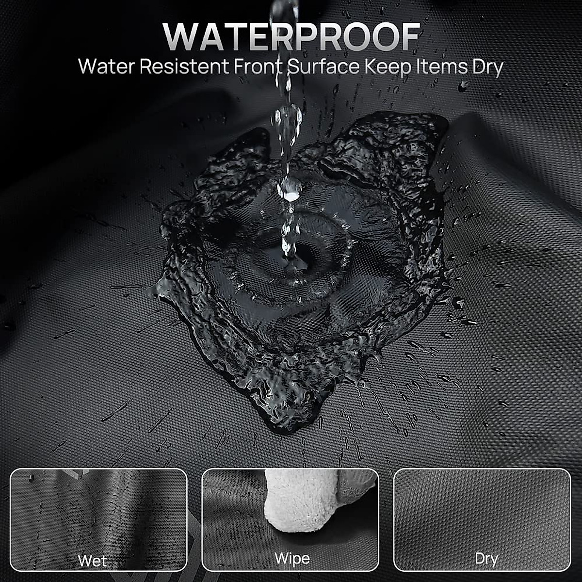 ILM Motorcycle Helmet Backpack Large Capacity Waterproof Lightweight Storage Bag with Reflective Stripe Model MB01