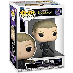 POP Marvel: Hawkeye - Yelena Belova [Black Widow] Funko Vinyl Figure (Bundled with Compatible Box Protector Case)