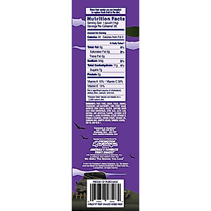Halloween Treats Fruit Snack Welch's Gummy Flavor | 85 Fun Size Pouch - 0.5 Ounce Each | Shapes - Ghost Bat Jack-O-Lantern Witches Haunted House | Trick Treat Party Event - Muchai Card & Bag Included