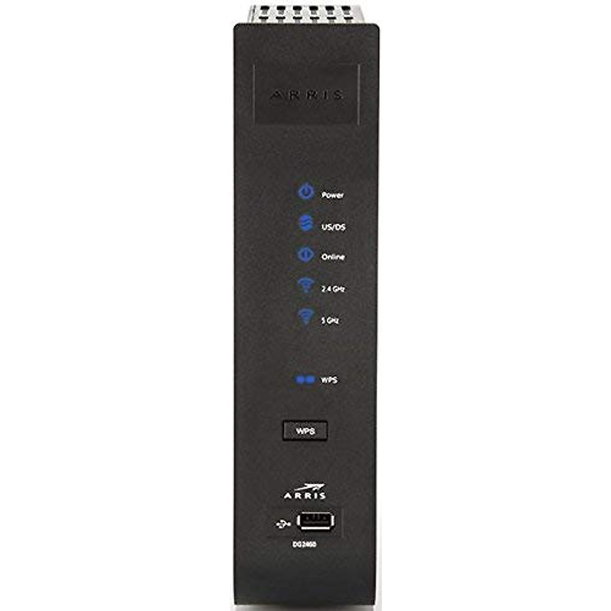 JC CONSULTING GROUP INC Arris Touchstone DG2460 Cable Gateway 24x8 DOCSIS 3.0 Gateway with 802.11ac Wi-Fi -NOT for COX- (Renewed), Dimensions (HxWxD) : 9.25 x 7.5 x 2.25 inches
