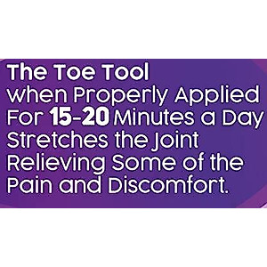 DOOLEY CREATIONS Hammer Toe Helper For Men & Women Fix Hammertoe Splints for Straightening Curled Bent crooked toes, comes with 3 different sizes, Toe Straightener