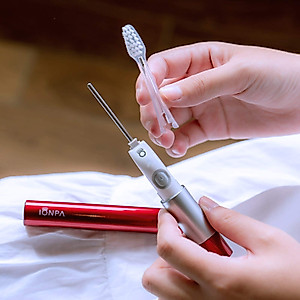 IONPA [DM - Clear] Replacement Brush Head, 2pcs/Pack, Made in Japan IONIC KISS You, hyG