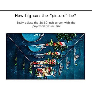 Home Mini Led Portable Smart Pocket Cinema Video Projector YG300 (MP20)