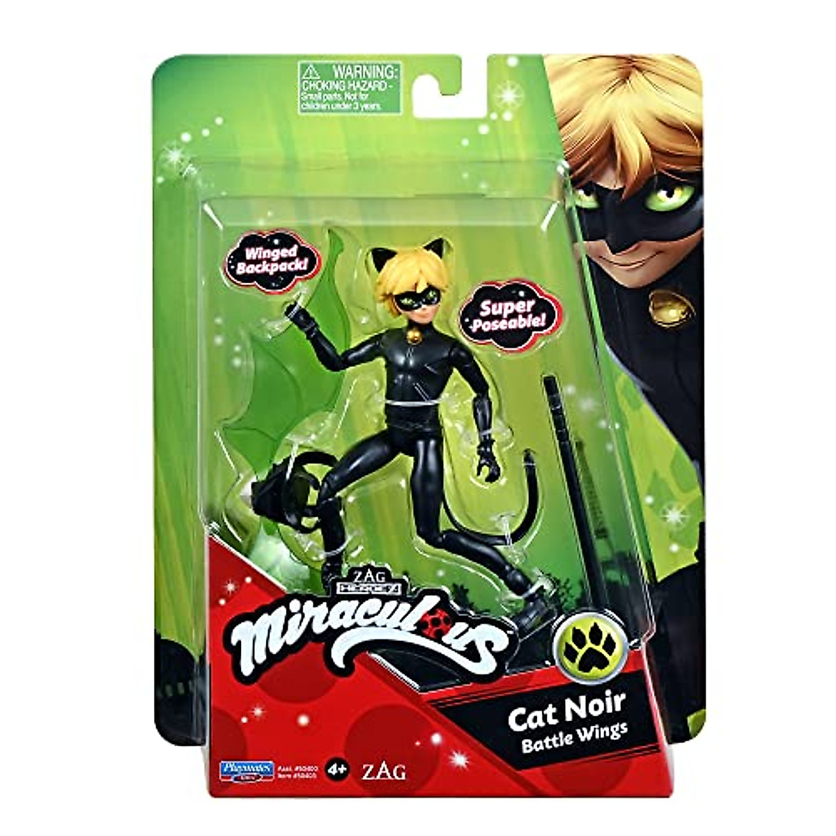 Miraculous Ladybug Cat Noir's Battle Gear Doll