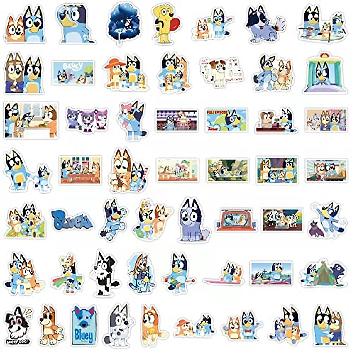 50PCS Cartoon Stickers Vinyl Waterproof Stickers for Laptop,Bumper,Skateboard,Water Bottles,Computer,Phone,Cartoon Anime Stickers for Kids Teens Adult