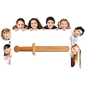 Creative Children's Outdoor Wooden Toy Sword Men and Women Smooth Surface Treatment Roman Wooden Sword