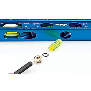 Ideal 35-207 6" Electrician Level With 4 Vials And Magnetic Jaw