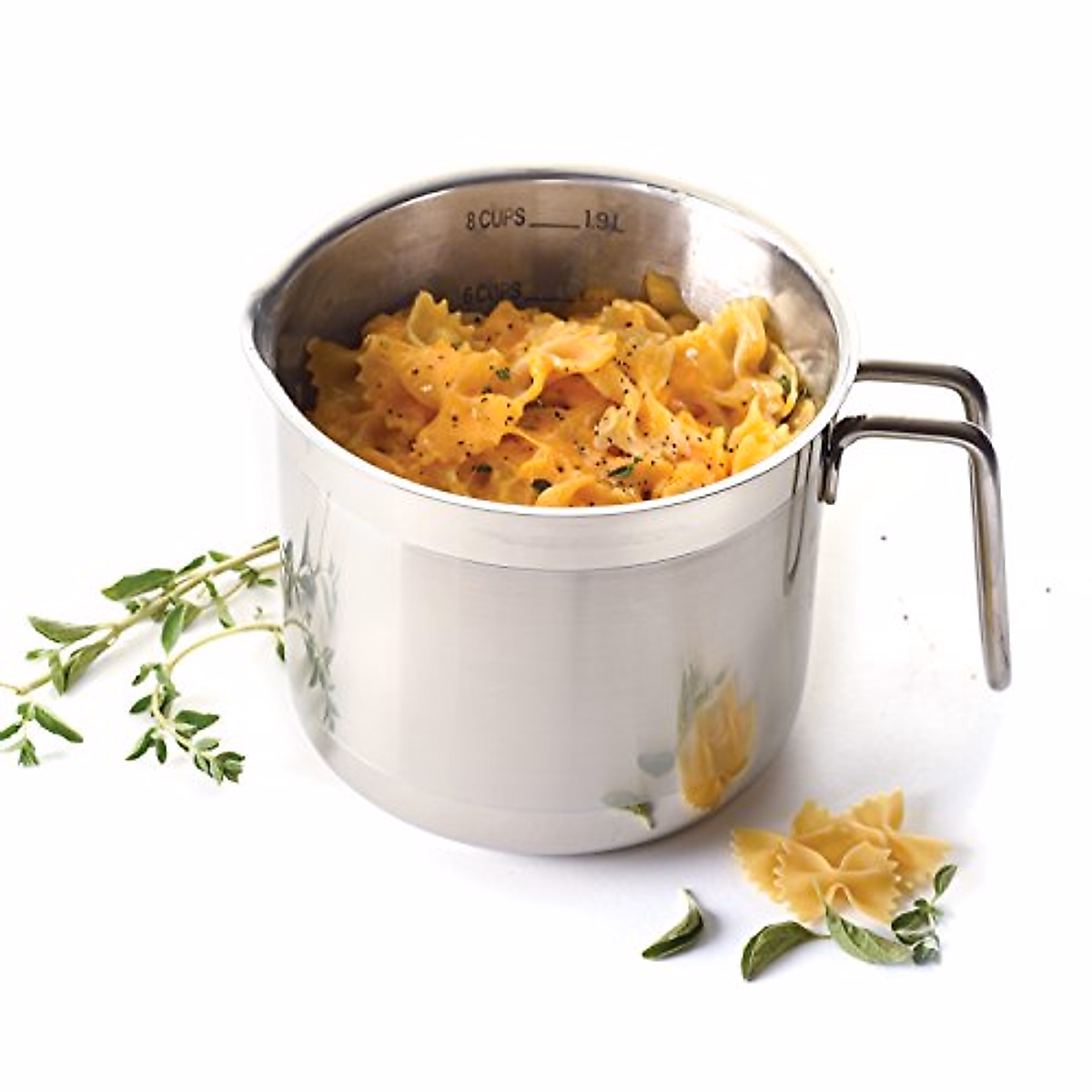 Norpro Krona Stainless Steel 8 Cup Multi Pot, 2 quarts, Silver