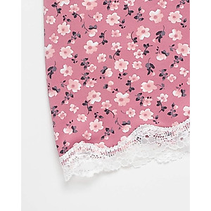 Marilyn Monroe Women's Pajama Sets - 2 Piece Lace Trim Cami Top and Micro Sleep Shorts - Pajama Lounge Sets for Women (M-XL), Size Medium, Rose