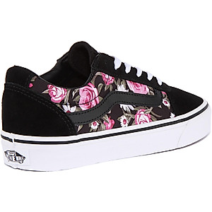 Vans Women's Low-Top Trainers, Multicolour Roses Black Xnw, 8