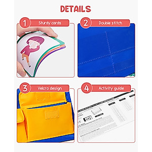 Gamenote Word Building Desktop Pocket Chart Tent Flash Cards Kit - CVC Words Phonics Games Blending Board for Kindergarten Reading and Spelling