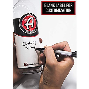 Adam's Empty Labelled Bottle (16 oz) - Heavy Duty, Chemical Resistant Bottle and Sprayer - Perfect for Gallon Refills