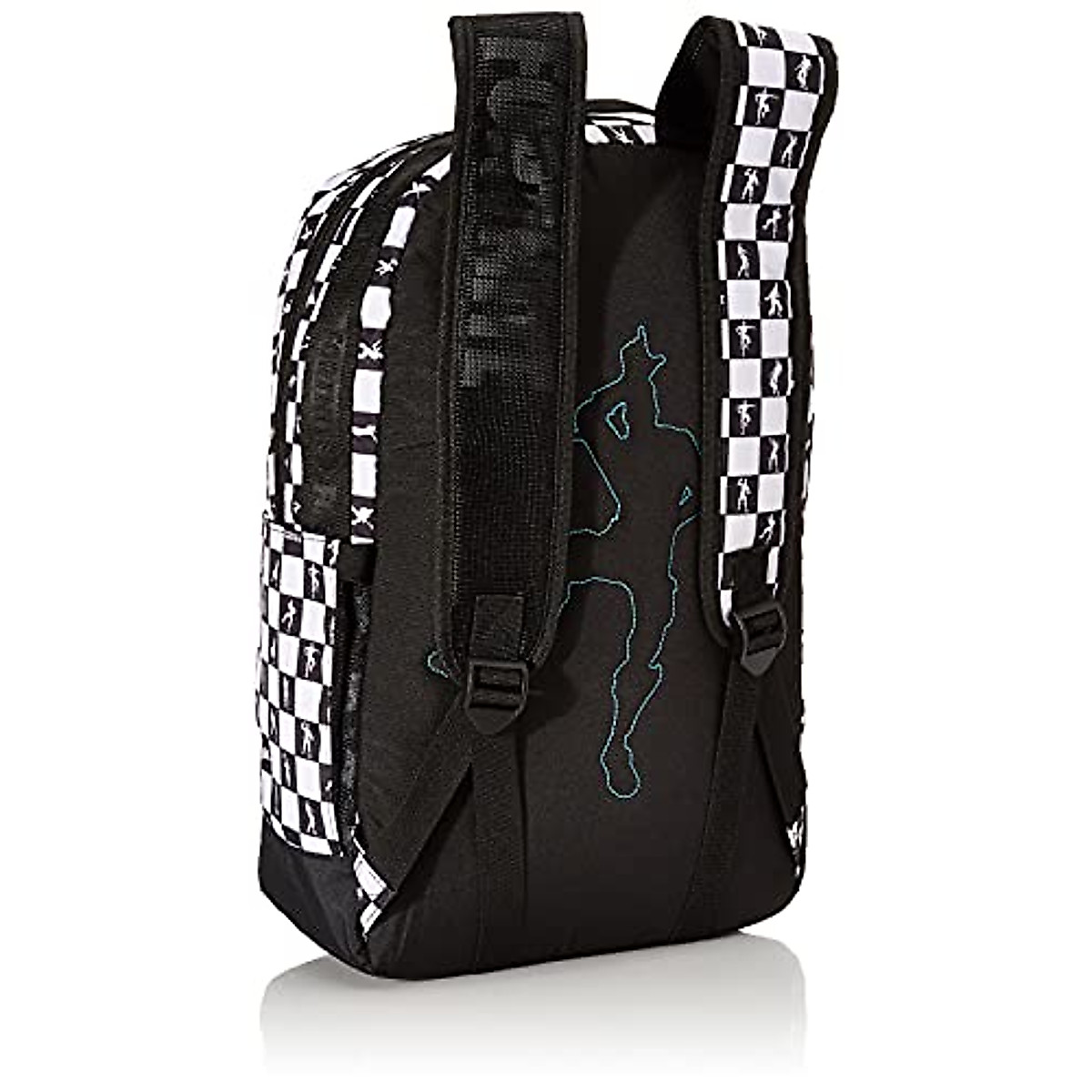 FORTNITE unisex adult Multiplier basic multipurpose backpacks, Black/White, One Size US