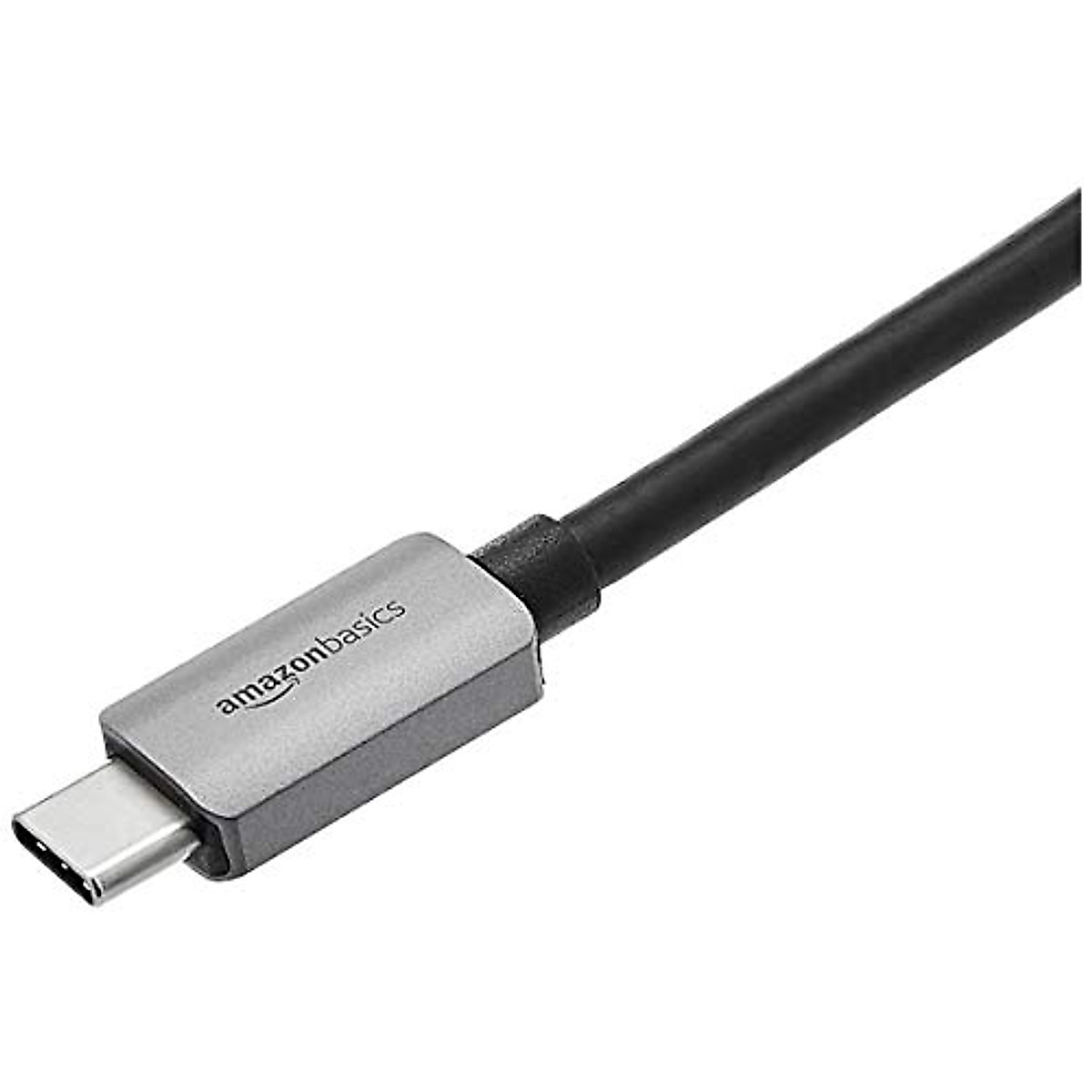 Amazon Basics USB-C 3.1 Male to HDMI Female Adapter (4K@60Hz), Gray, 1.69 x 1.45 x 0.43 inches