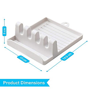 Utensil Holder for Countertop | Spatula Pot Lid Cooking Holders| Kitchen tool gadget | Spoon Rest | Stove Top large rest | Hanging Hook | ladle holder for counter | grill mat utensil holder