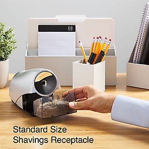 STAPLES Electric Pencil Sharpener, Gray/Silver, 2/Pack (21835VS)