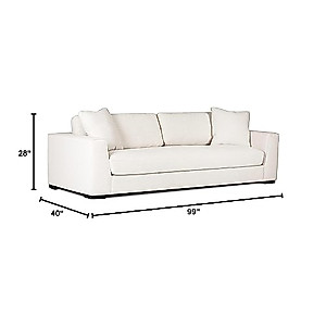 POLY & BARK Capri Sofas, Mist White