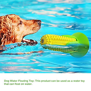 yuxiaoyu Dog chew Toy，Dog Suction Cup Sounding Toy, Corn Shaped Indestructible Dog Squeaky Toy Rubber for Small Medium Dogs，Massage Molar Toy for Small and Large Dogs
