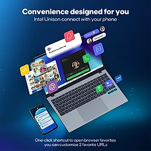 WIPEMIK 2023 Newest Laptop Computer, 15.6" 12GB LPDDR5 RAM 512GB NVMe SSD Laptop, Intel Core N95 Processor up to 3.4GHz, FHD IPS Screen, Windows 11 Laptop, 2.4G/5G WiFi, BT 5.0, RJ45, USB-C, Webcam