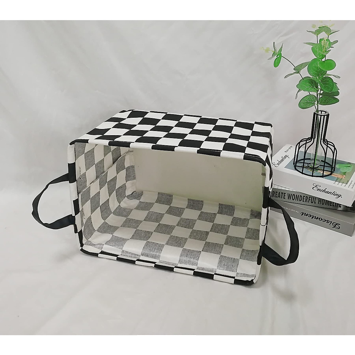 MAIZMZ Rectangular Storage Basket Collapsible Organizer Bin Waterproof Toy Box for Organizing Home/Dorm/Kitchen/Pet/Office/Closet/Shelf/Gift Baskets