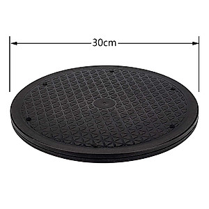 Leadleds 12" Heavy Duty Rotating Swivel Display Stand with Steel Ball Bearing for Indoor/Outdoor Use with Monitor/tv/Turntable/Lazy Susan