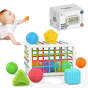 RtLvio Montessori Toys for 1 Year Old, Baby Toys 12-18 Months, fine Motor Skills Toys. Toys and Gifts Suitable for The Sensory Development of Boys and Girls Aged 1-3