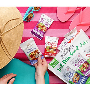 Nature's Garden Healthy Trail Mix Snack Packs – Mixed Nuts, Heart Healthy Nuts, Omega-3 Rich, Cranberries, Pumpkin Seeds, Perfect For The Entire Family – 28.8 Oz Bag (24 Individual Servings)