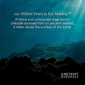 Ancient Minerals Magnesium Oil Spray Bottle of Pure Genuine Zechstein Magnesium Chloride - Topical Magnesium for Skin Application (8oz)