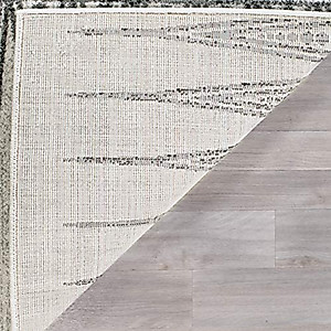 SAFAVIEH Evoke Collection 11' x 15' Ivory/Grey EVK226D Boho Non-Shedding Living Room Bedroom Dining Home Office Area Rug