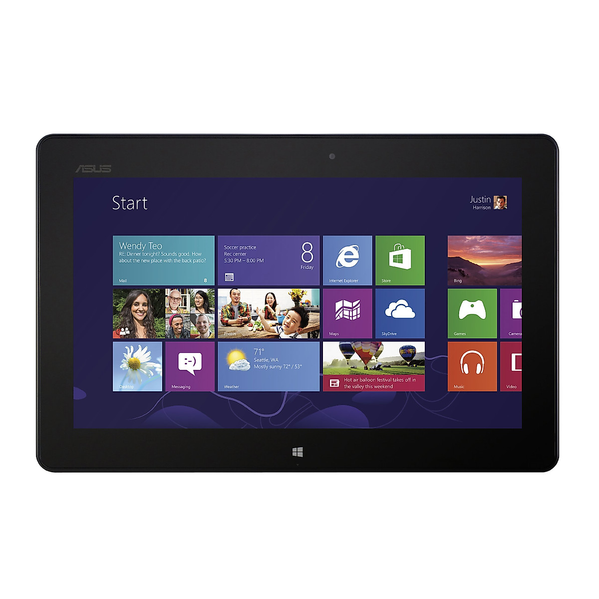 ASUS VivoTab RT TF600T-B1-GR 10.1-Inch 32 GB Tablet (Gray) 2012 Model