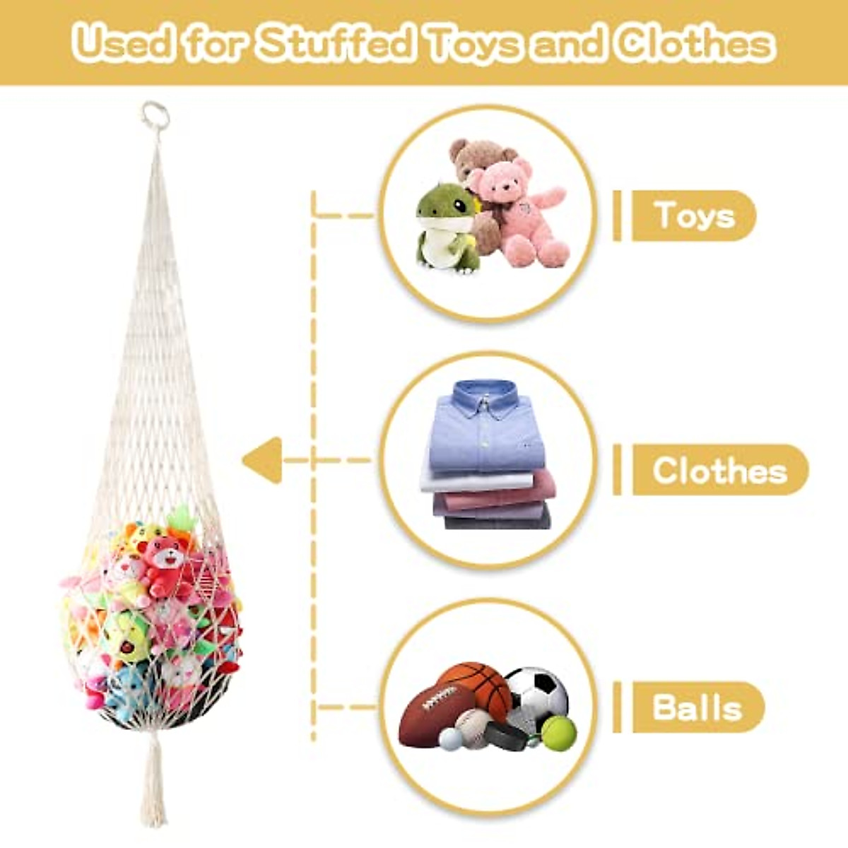 Stuffed Animal Organizers and Storage Toy Storage Organizer