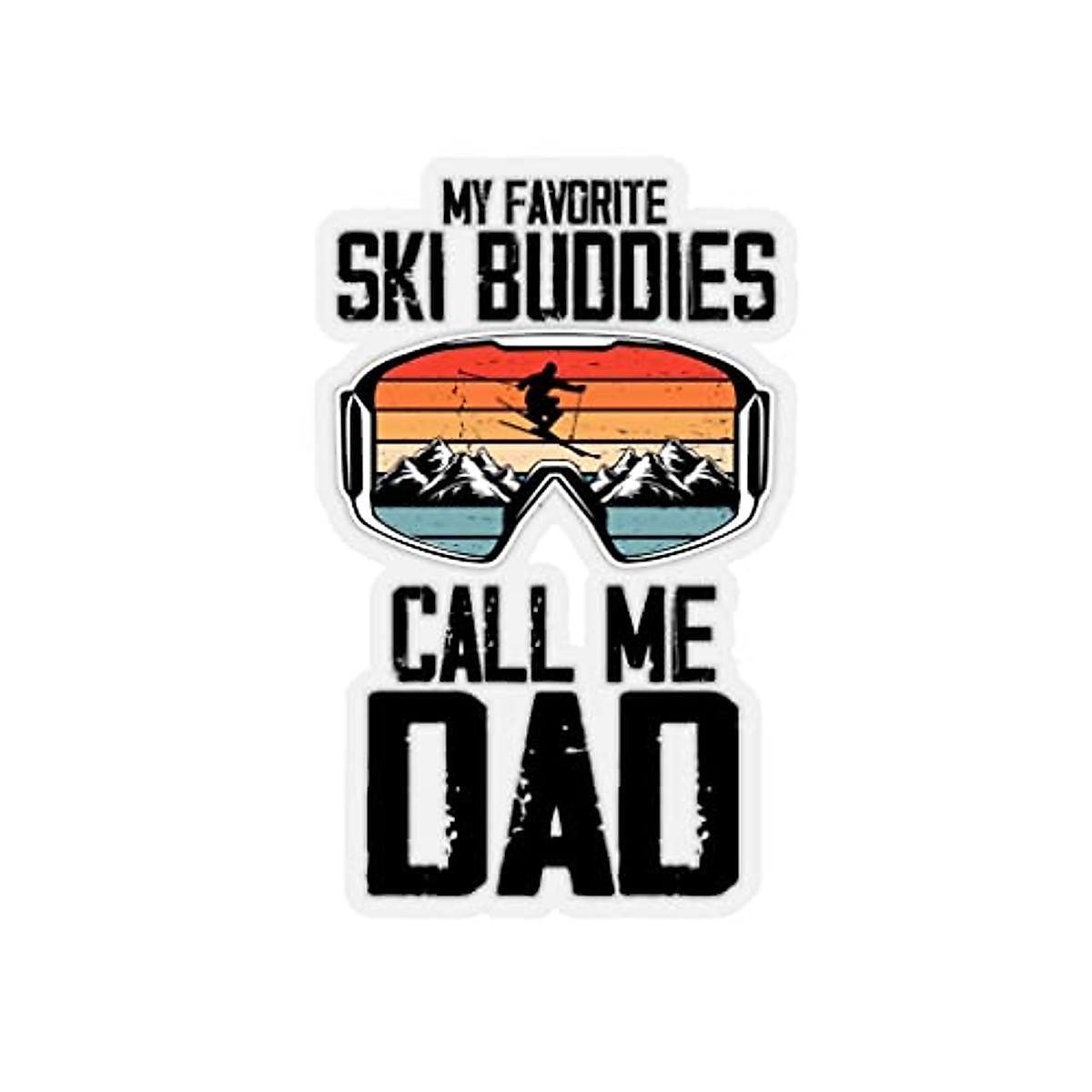 Teegarb Letter Blanket Sticker Decal Hilarious Snowy Adventure Sports Snowboarding Mountain Pun Humorous Skiing Stickers for Laptop Car 3" × 3" / Transparent