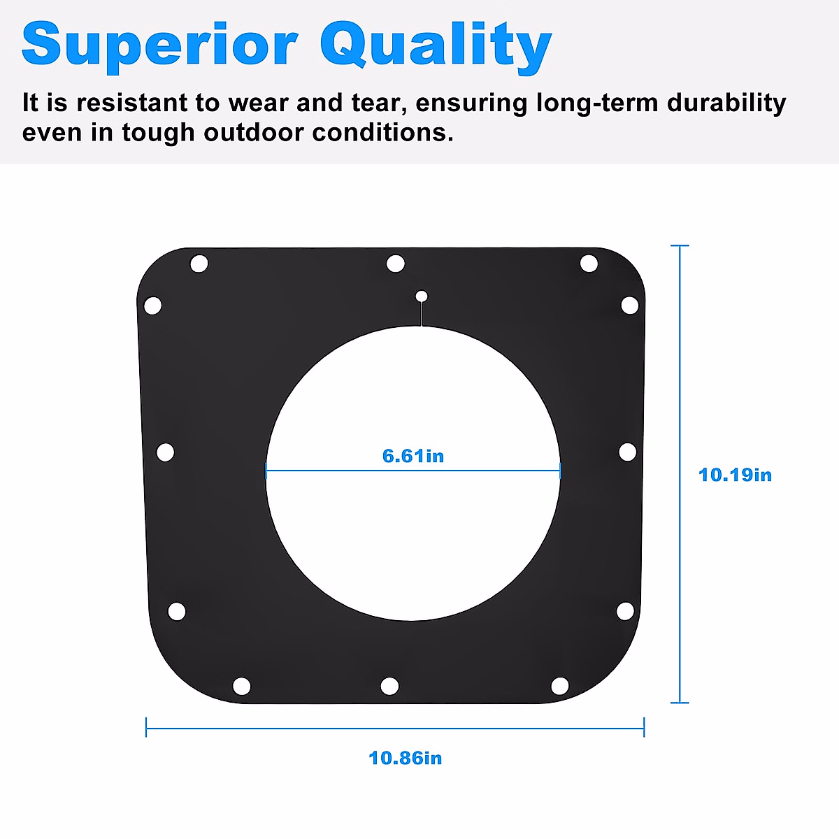 532192550 Tractor Bagger Top Seal for Craftsman, Husqvarna, Poulan Pro, Roper, Sear, Rally, EHP, AYP, Replacement Lawn Mower Deck Parts 192550 917249040