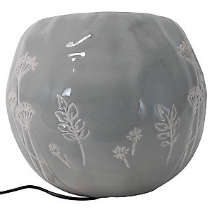 Foreside Home and Garden Multicolor Wildflower Ceramic Indoor Water Fountain with Pump