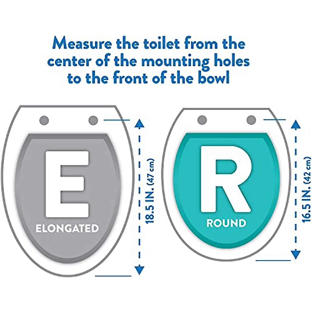 J&V Textiles Soft Round Toilet Seat With Easy Clean & Change Hinge, Padded (Hunter Green)*