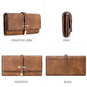 CLUCI Women Backpack Bundle with Women Wallet