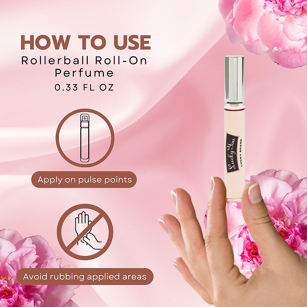 Lucky You Perfume for Women Mini EDT Rollerball Roll-On 0.33 Ounce