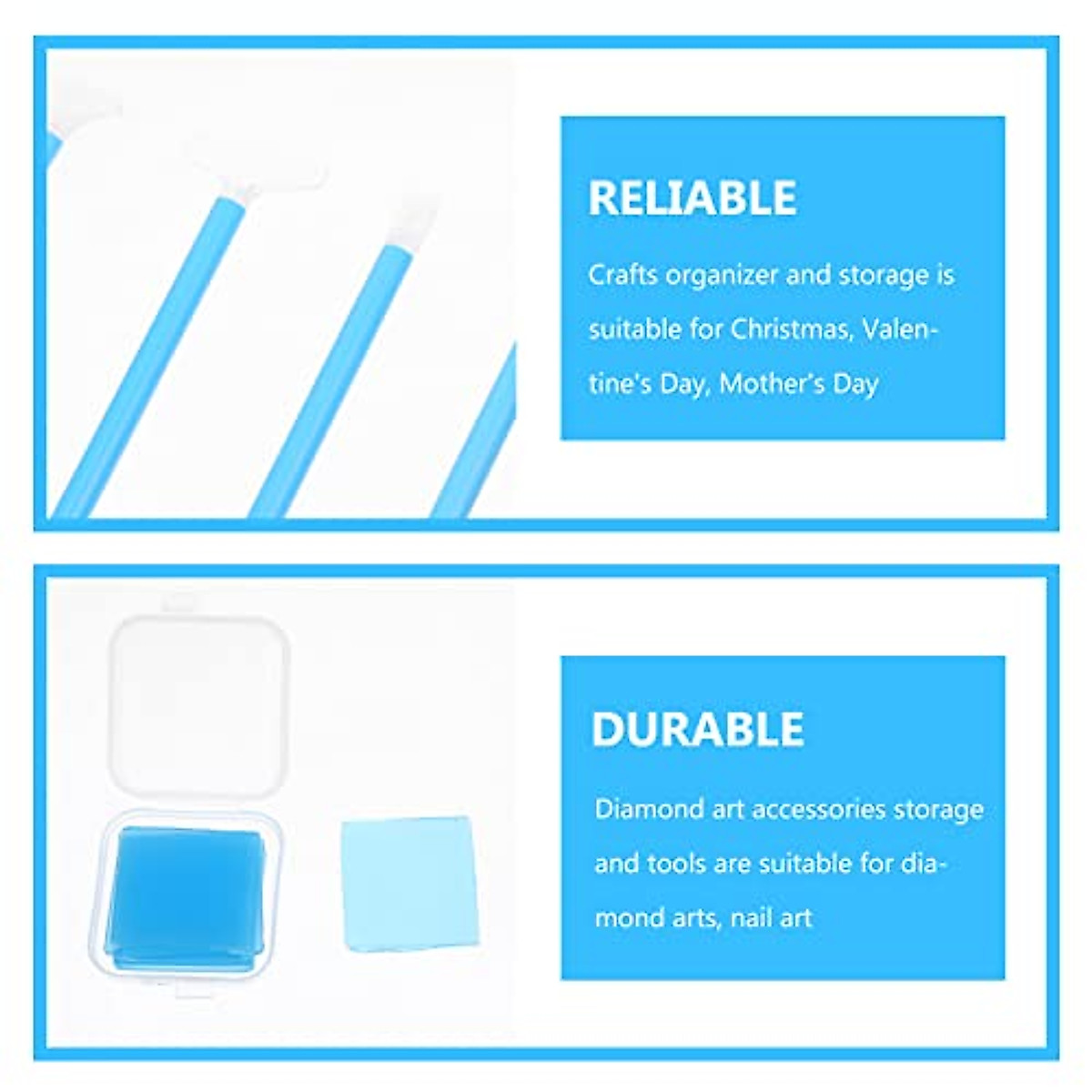 Ciieeo 1 Set Multifunctional Turning disc Roller Diamond Art pens Diamond Tools Art Storage Diamond Art Tools Art Trays Grinder Drill Pen Bead Storage Plastic Diamond Drawing Organizer 5d