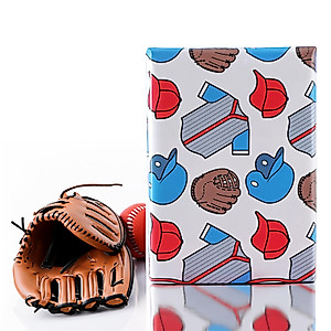 Dtiafu Baseball Wrapping Paper -12 Sheet Gift Wrapping Paper Folded Wrap 20'' x 27.5'' Sport Party Favor for Men Baseball Birthday Party Holiday