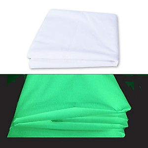 Yimisya 1 Yard Glow in The Dark Fabric Luminous Soft Polyester Fabric for DIY Craft Supplies 39" x 57"