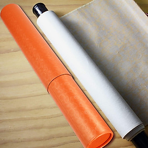 Document Tube Holder Kraft Storing Tubes Document Poster Tube Paper Storage Tube for Blueprints Prints Posters Targets Artworks and Drawings Orange Calligraphy Tube Telescoping Drafting Tube