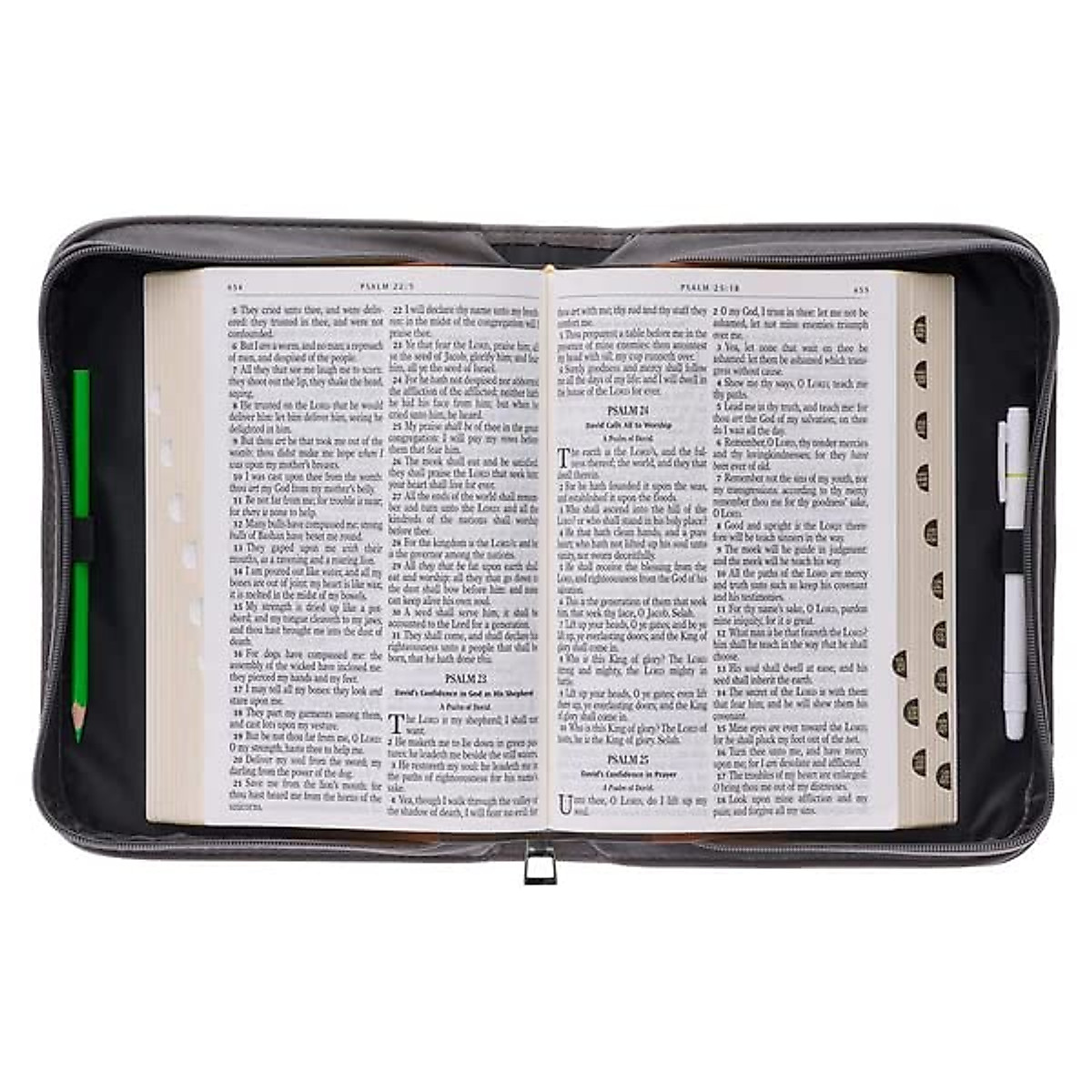 Be Still and Know That I Am God Butterfly Sunflower Psalm 46 10 Christian Gifts Custom Book Bible Cover Premium Faux or Top Grain Leather