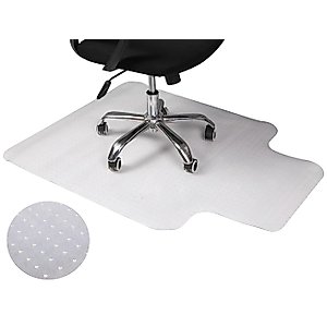 Bennbari Office Chair Mat with Lip, Mat for Carpet, Pile Carpet, Desk Chair Mat for Floor, Clear (Transparent)