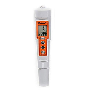 Y-LKUN Water Quality Meter Protable LCD Digital PH Meter 0-14PH Pen Salinity Meter Water Quality Salinity Measurement Detector Measuring Tool Moisture Meter