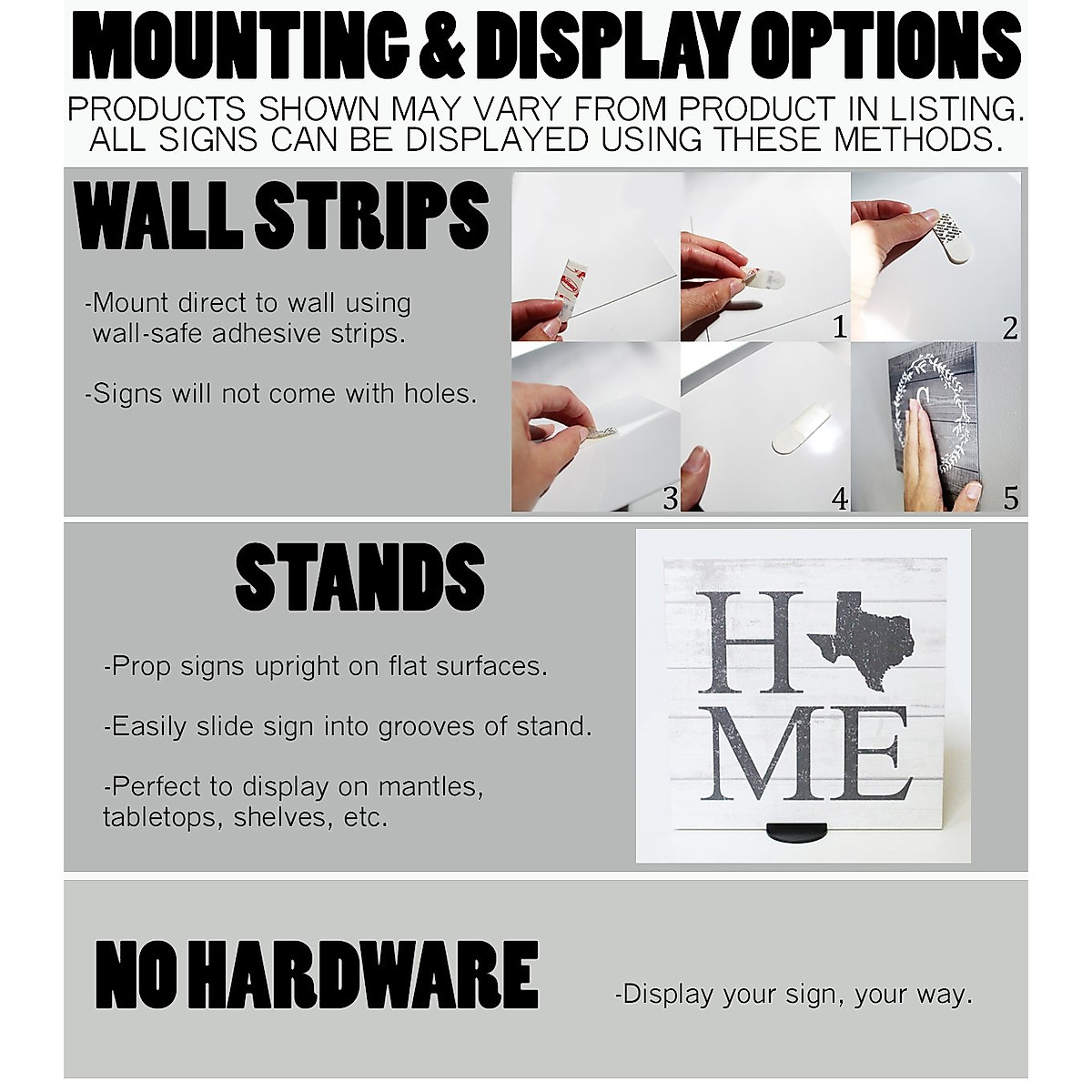 Home State Sign - Metal - Modern Home State Sign