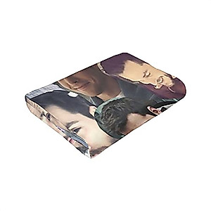 Blanket Chris Wood Soft Flannel Fleece Throw Blanket Soft Flannel All-Season Room Decoration Carpets (50"x40")