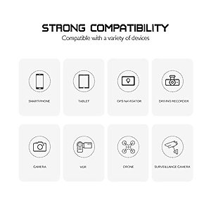 512GB Micro SD with Adapter High Speed 512GB TF Card Class 10 for Gopro Memory Card for Android Smartphone Digital Camera Tablet and Drone 512GB