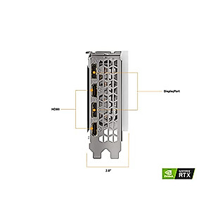 Gigabyte GeForce RTX 3070 Vision OC 8G (REV2.0) Graphics Card, 3X WINDFORCE Fans, LHR, 8GB 256-bit GDDR6, GV-N3070VISION OC-8GD REV2.0 Video Card