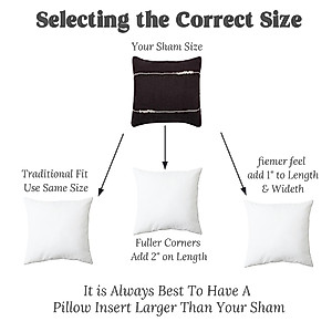 Euro Pillow Inserts 24 x 24 (Pack of 2, White), Down Feather Pillow Stuffer, Premium White Pillows for Bed, Couch, and Cushion